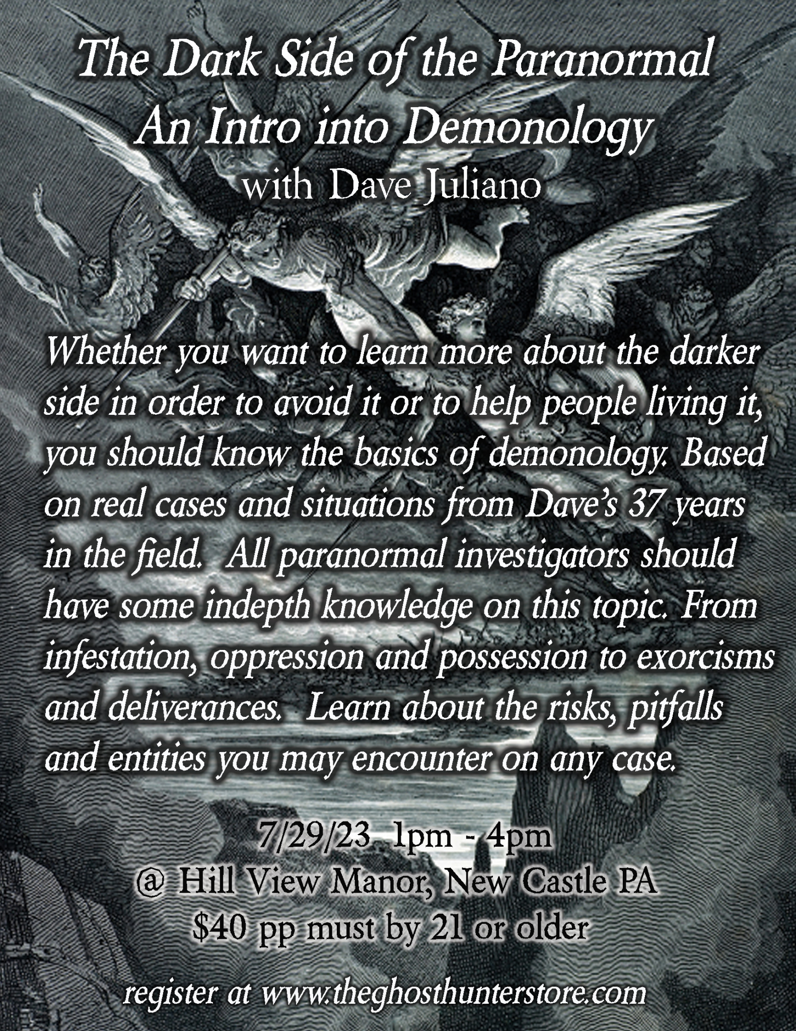 Intro to Demonology – Haunted Explorations Events